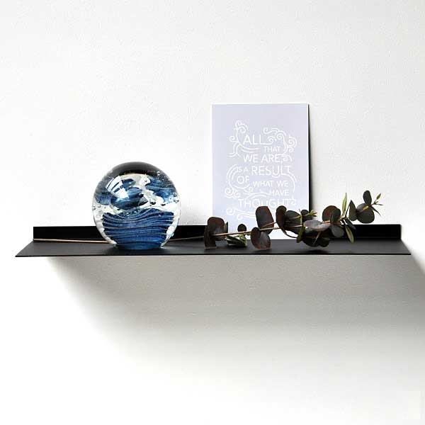 Como Hylde 40x15 cm. Sort metal